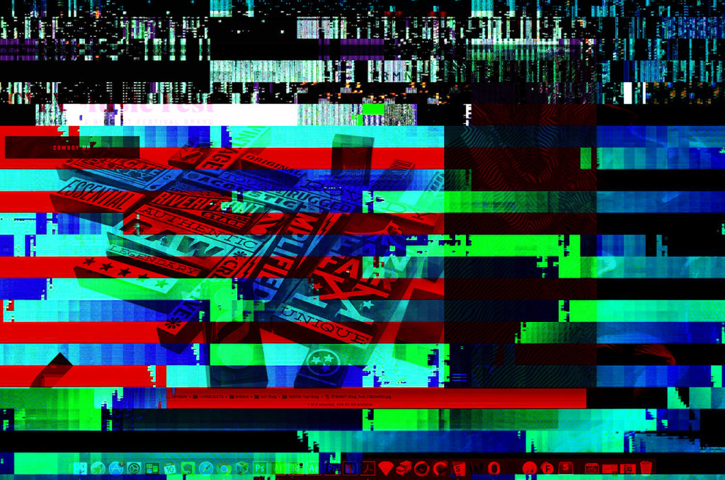 Computer Glitch Graphic - ST8MNT BRAND AGENCY